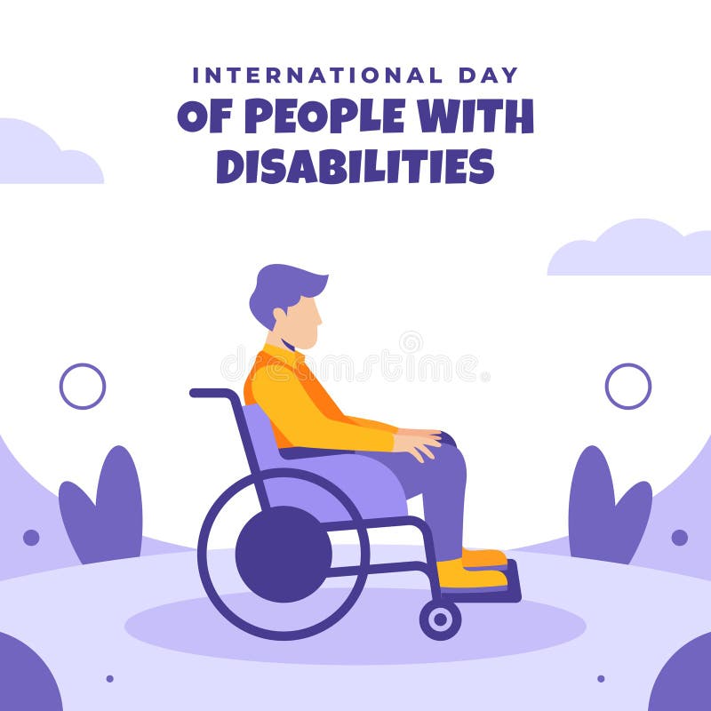National Disability Awareness Day Celebrate Illustration Stock ...