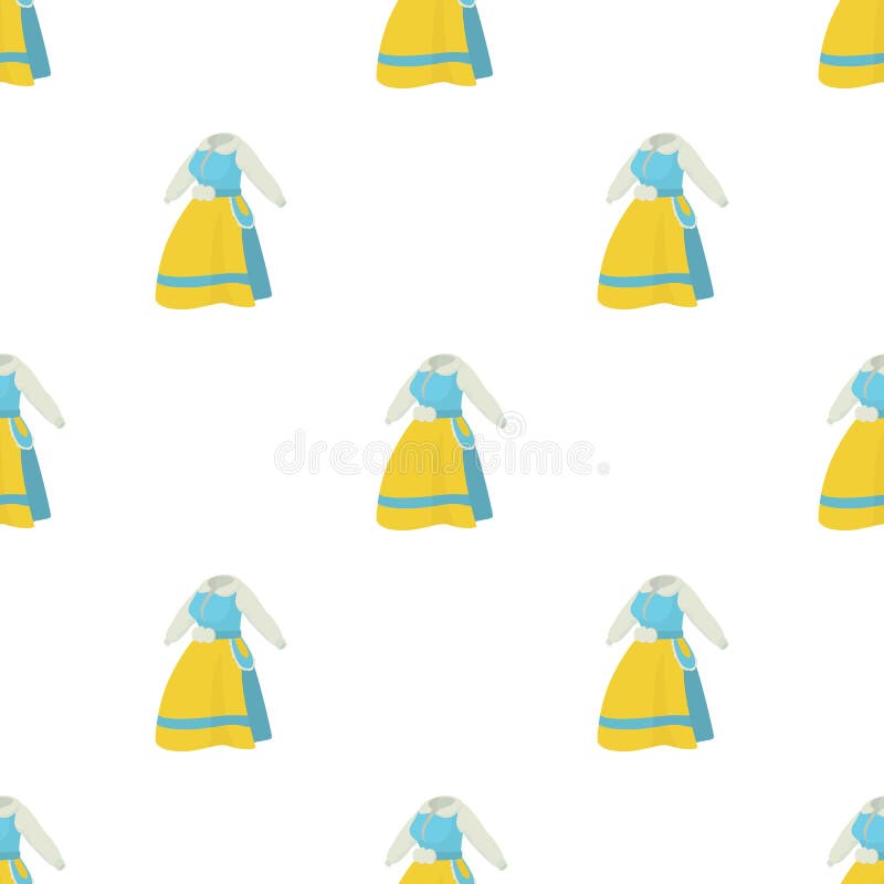 National Dress Pattern Seamless Vector Stock Vector - Illustration of ...