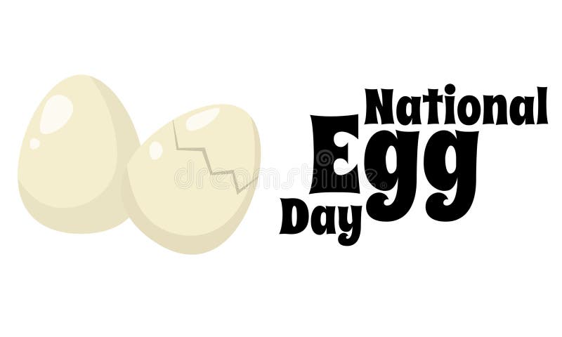 National Egg Day, Idea for Poster, Banner, Flyer or Menu Design Stock ...