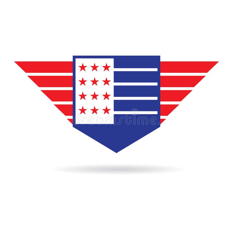 National Emblem Logo Template Stock Vector - Illustration of modern ...