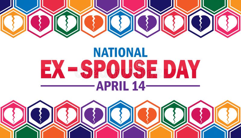 National Ex Spouse Day, Background Stock Illustration - Illustration of ...