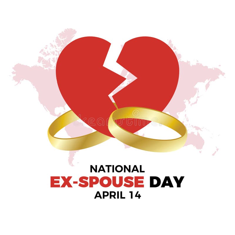 National Ex-Spouse Day Vector Illustration Stock Vector - Illustration ...