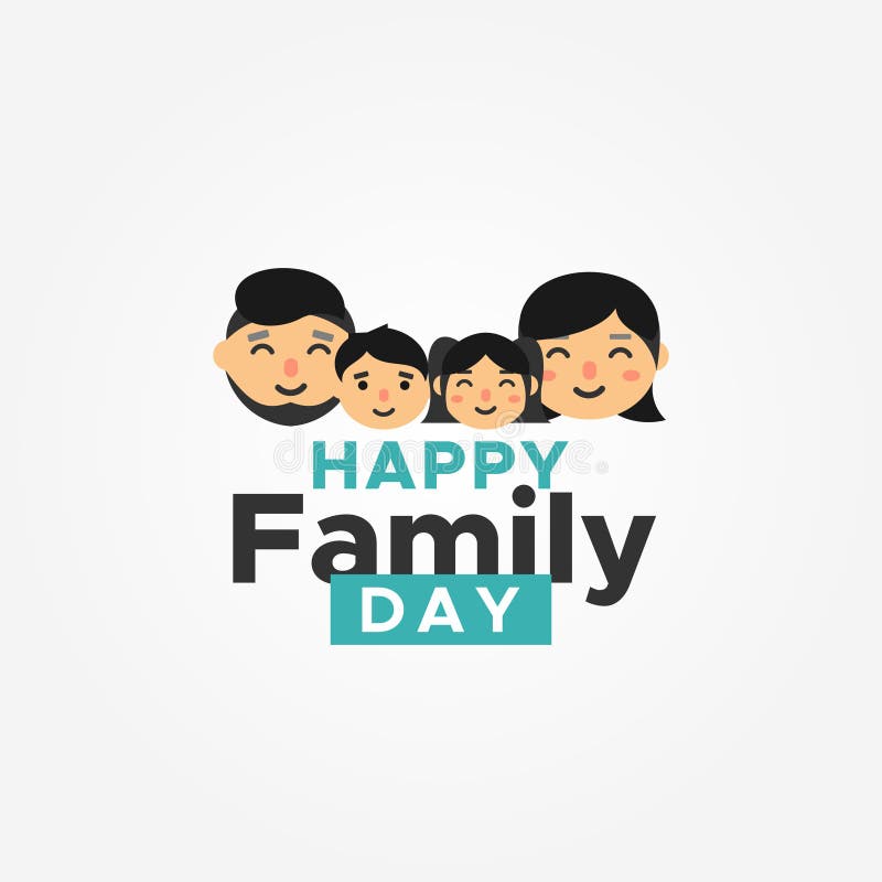 National Family Day Vector Design Illustration Stock Vector ...