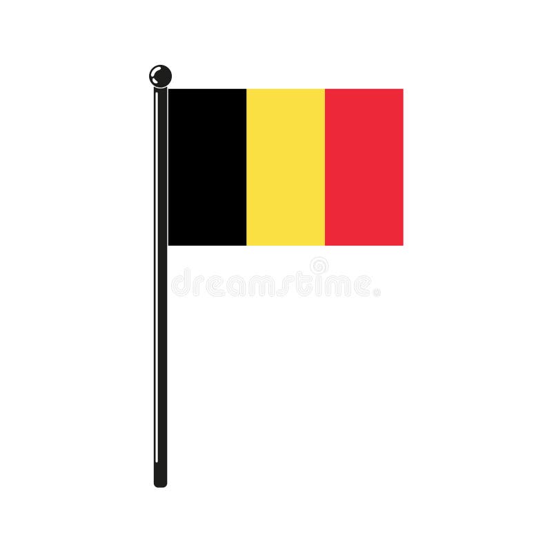 National flag of Belgium stock vector. Illustration of country - 152085742