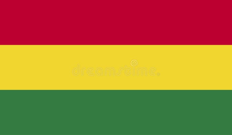 National Flag of Bolivia Vector, Bolivia Sign, Bolivia Flag Stock ...