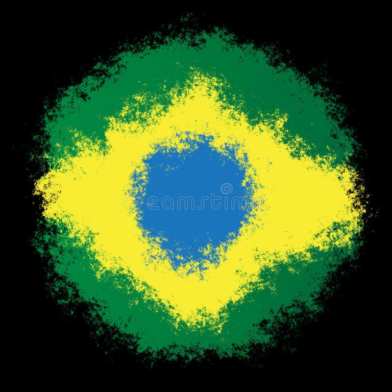 National flag of Brazil stock illustration. Illustration of sign - 87127779