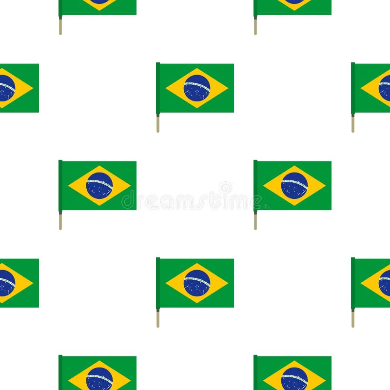 Geometric Background Brazil Flag Color Concept Stock Illustrations ...