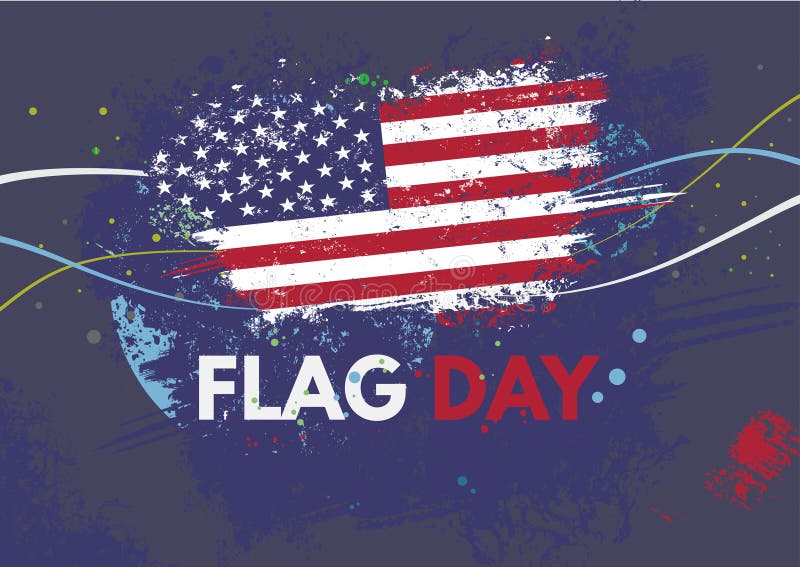 National Flag Day - Vector Illustration Stock Vector - Illustration of ...
