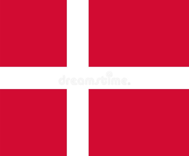 National Flag of Denmark , Denmark Sign, Denmark Flag Stock Vector ...