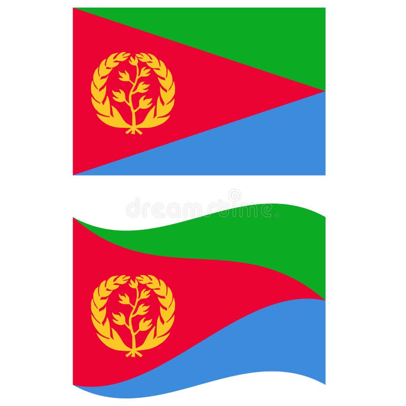 National Flag Of Eritrea With Paper Texture Background Flag Of Eritrea
