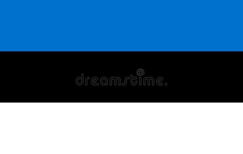 National Flag of Estonia, Estonia Sign, Estonia Flag Stock Vector ...