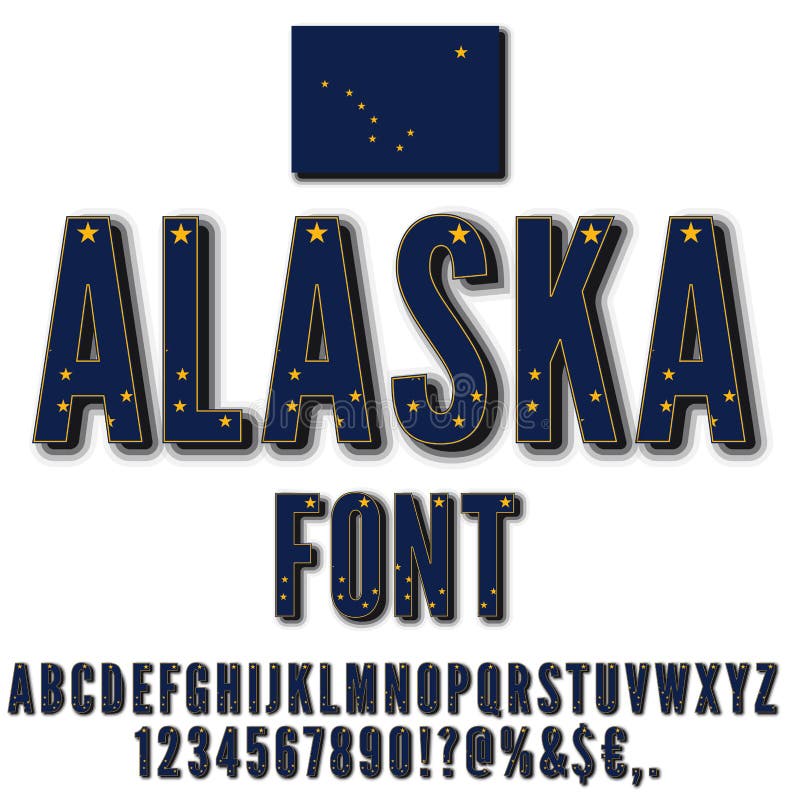 Font Alaska Stock Illustrations – 382 Font Alaska Stock Illustrations ...