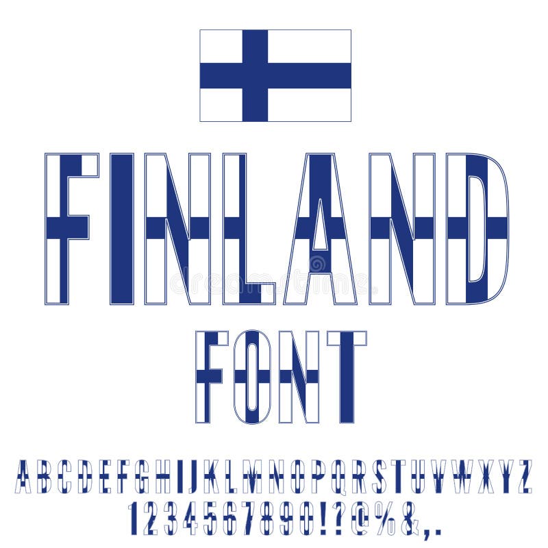 National Flag Font stock vector. Illustration of poster - 81158388