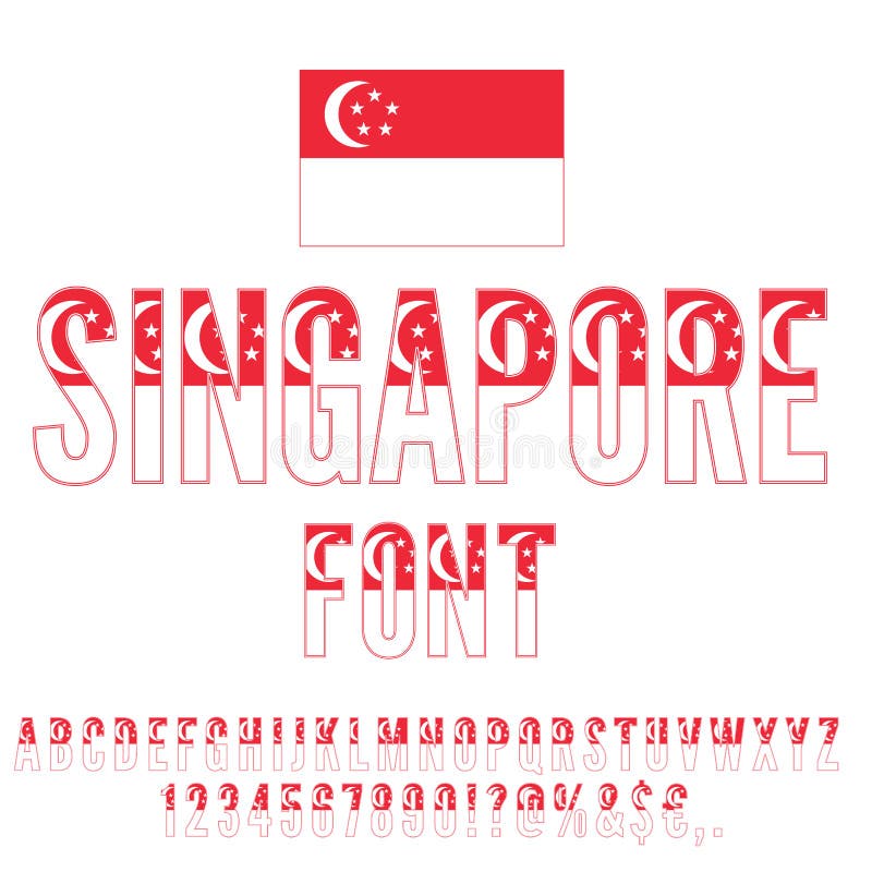 Singapore Font Stock Illustrations – 540 Singapore Font Stock ...