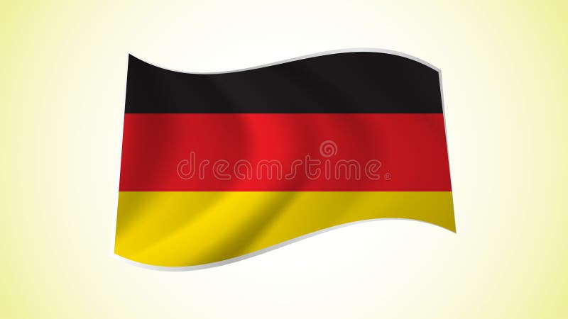 National Flag of Germany - Waving National Flag of Germany - Germany ...