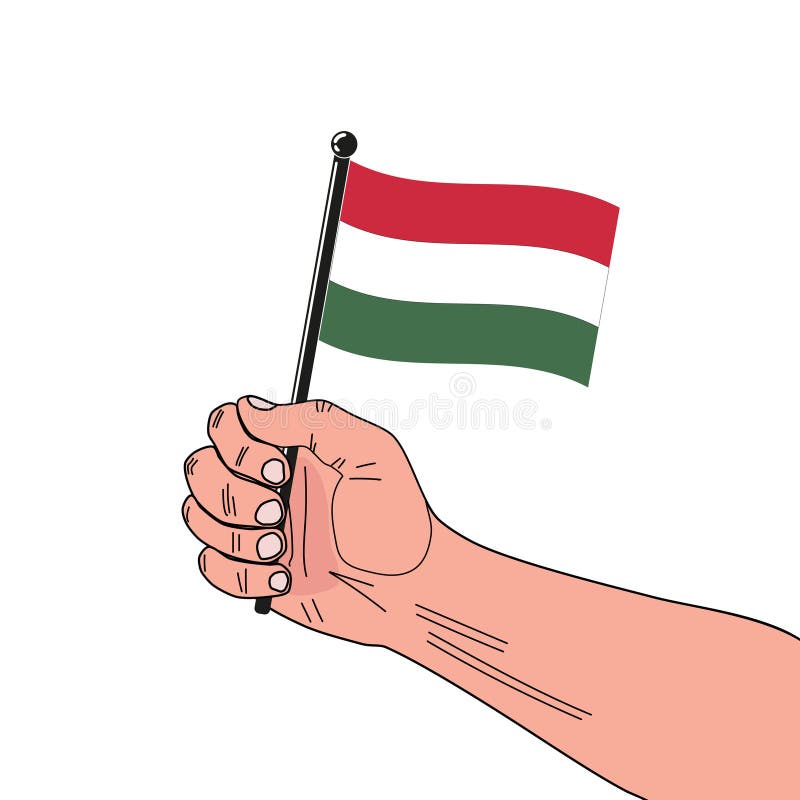 National flag of Hungary stock vector. Illustration of traditional ...