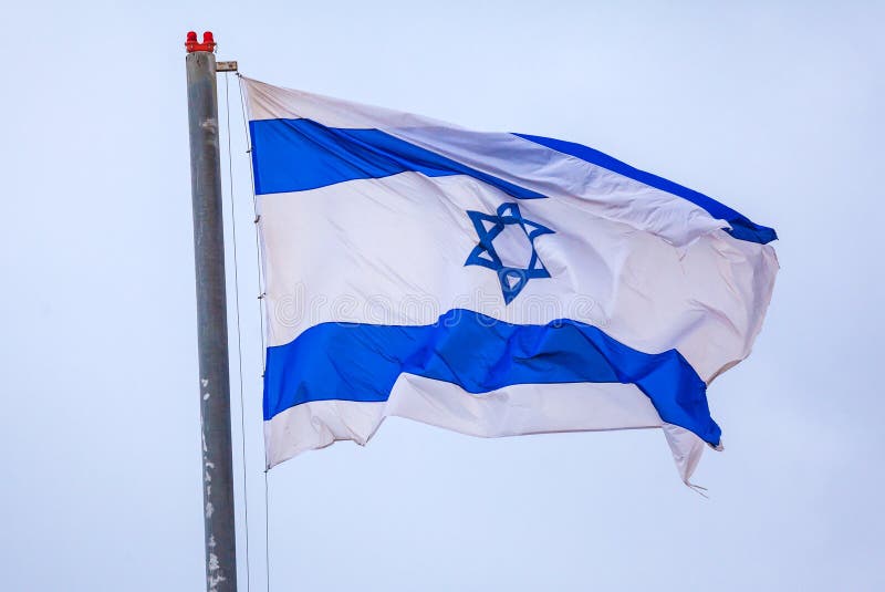 National Flag of Israel stock photo. Image of flag, israel - 125477304
