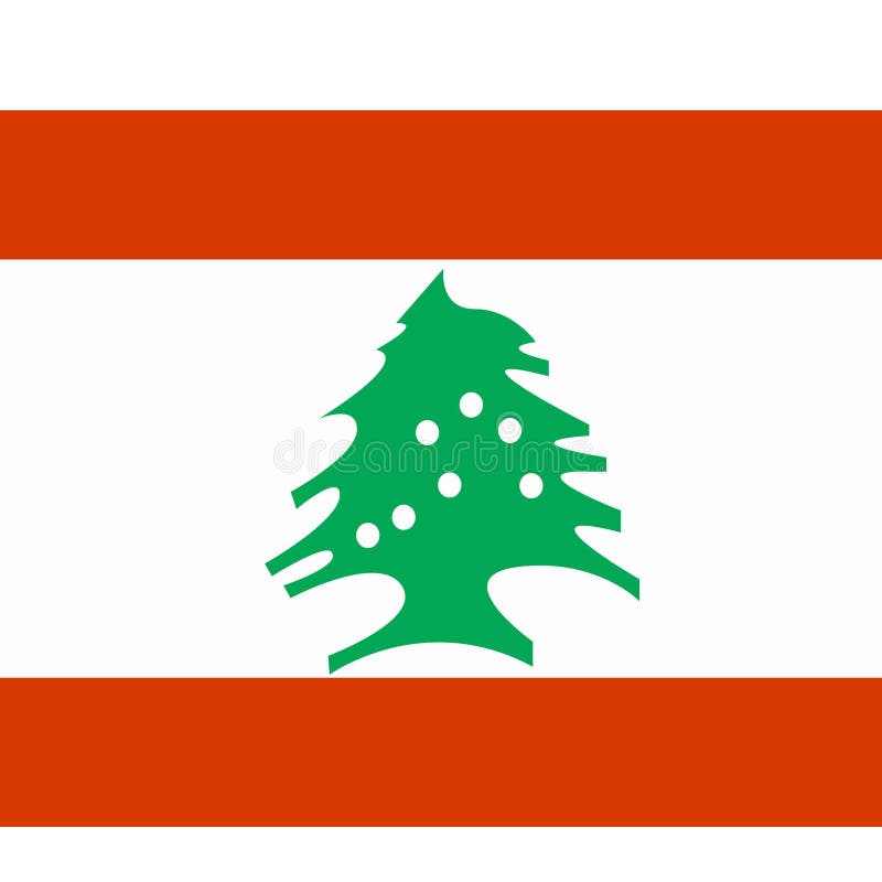 National flag of Lebanon stock photo. Illustration of national - 230744896