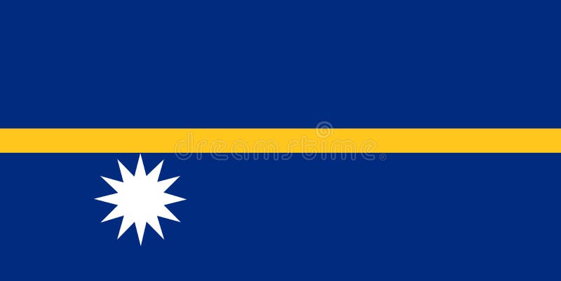 National Flag of Nauru. Background with Flag of Nauru Stock ...