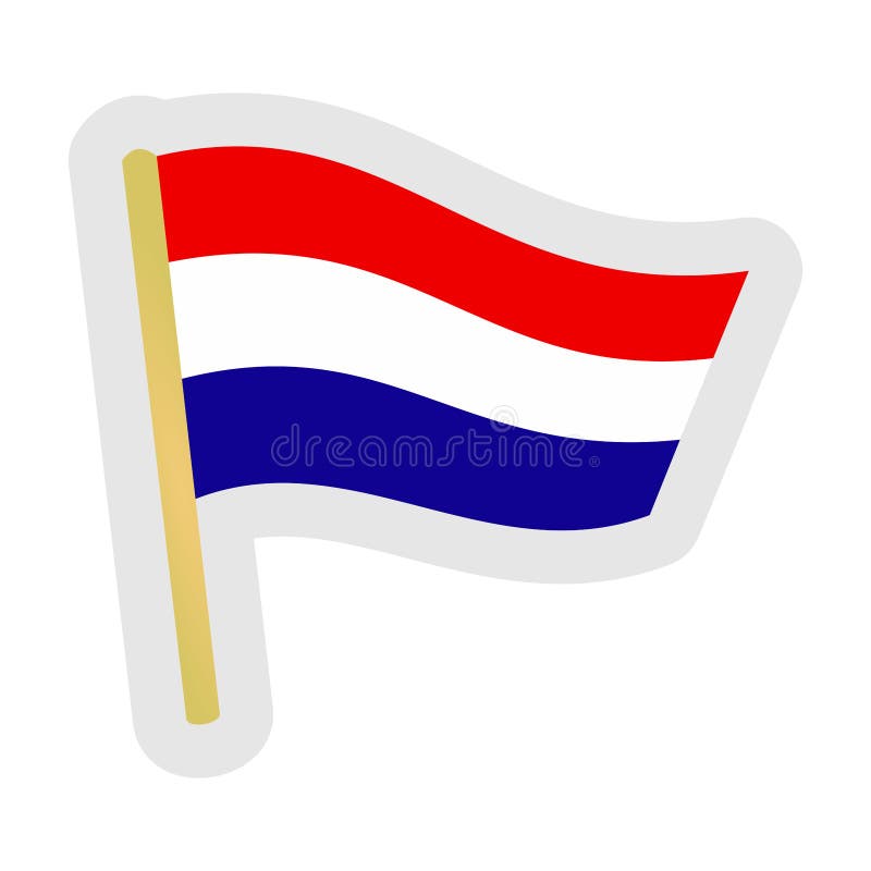 Netherlands Flag stock vector. Illustration of circle - 256026805