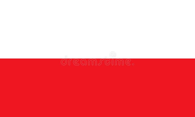 National flag of Poland stock illustration. Illustration of pure ...