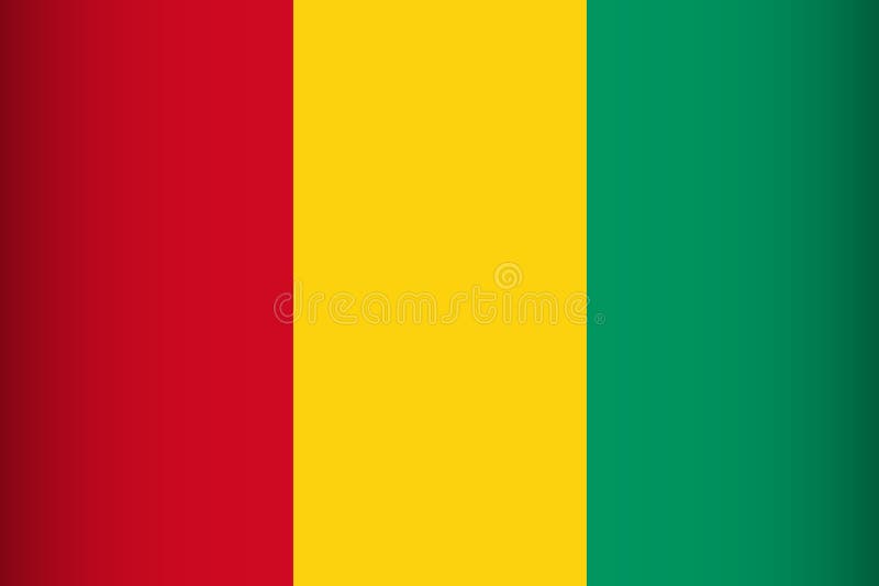 National Flag of the Republic of Guinea Vector Stock Vector ...
