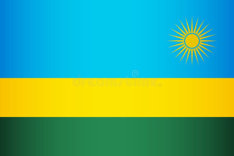 National Flag of the Republic of Rwanda. Vector Symbol Stock Vector ...