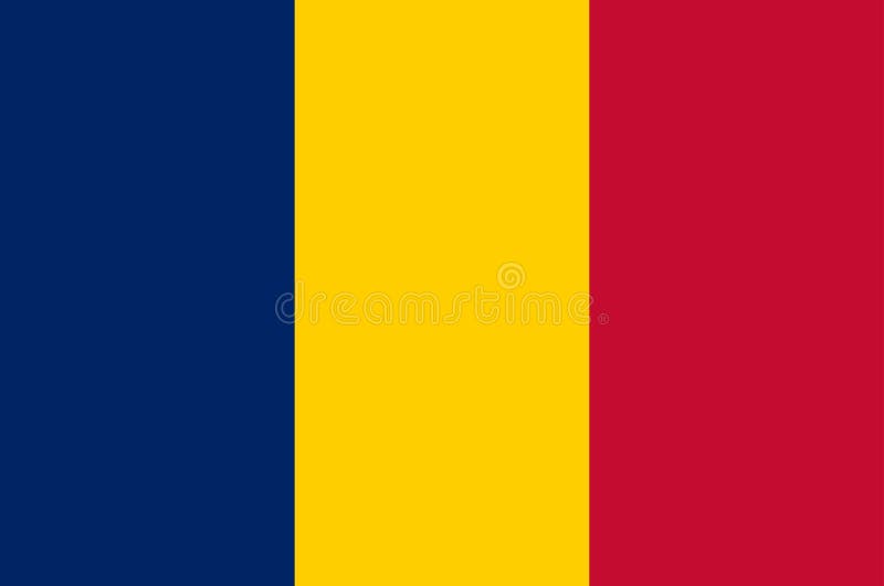 National Flag of Romania, Romania Sign, Romania Flag Stock Vector ...