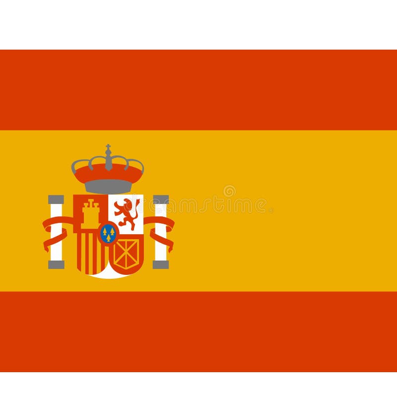 National flag of Spain stock image. Illustration of spain - 230744655
