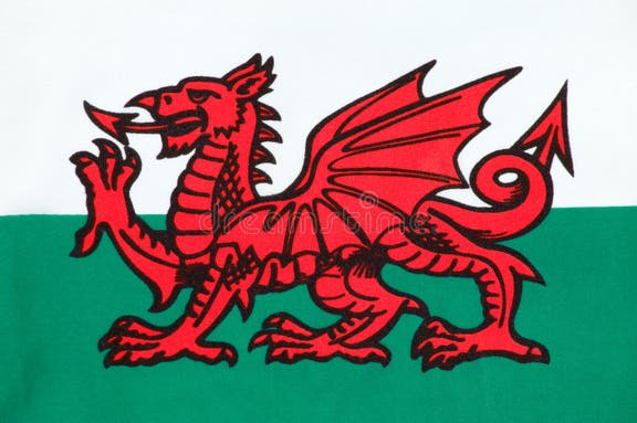 National flag of Wales stock photo. Image of britain - 14314330