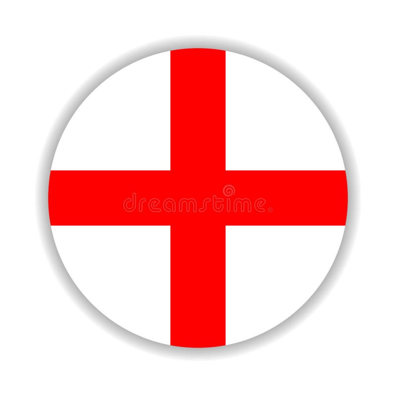 Round Flag of England. Vector Illustration Stock Illustration ...