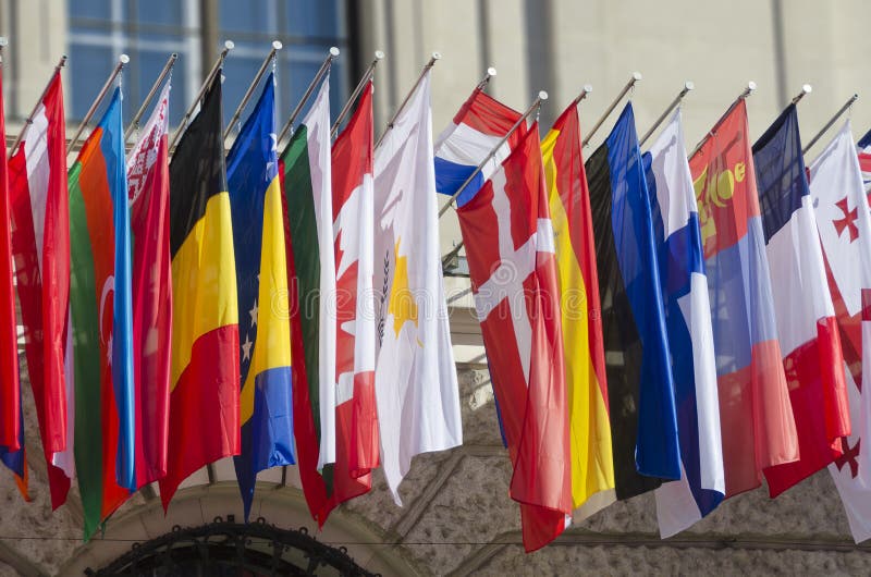 National flags stock photo. Image of ensigns, countries - 35112048