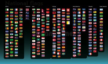 National flags collection stock vector. Illustration of emirates - 11405383