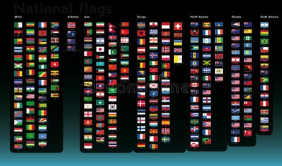 National flags collection stock vector. Illustration of emirates - 11405383