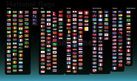 National flags collection stock vector. Illustration of emirates - 11405383