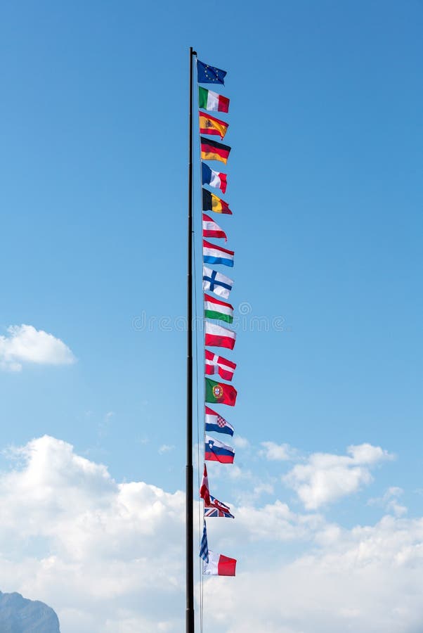 181 Flying National Flags Different Country Stock Photos - Free ...
