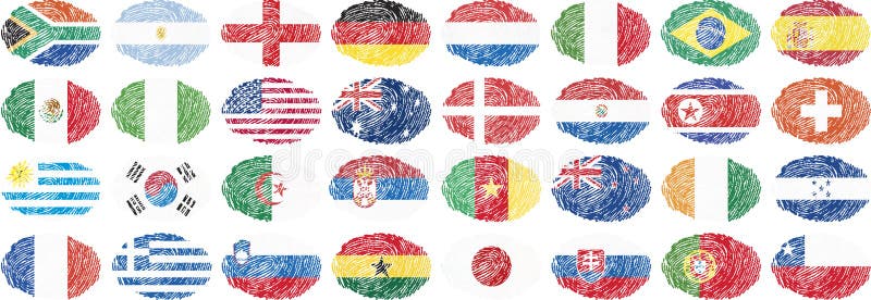 National Flags of Countries Stock Vector - Illustration of official ...