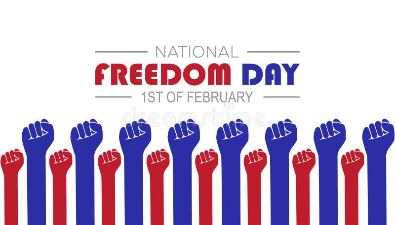 National Freedom Day Creative Concept Design. Stock Vector ...