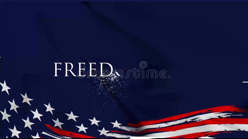 National Freedom Day Text Animation Stock Video - Video of anniversary ...