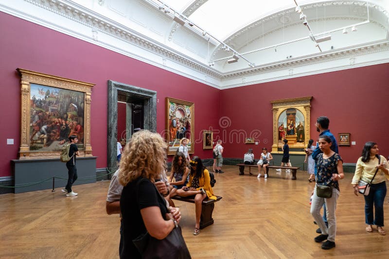The National Gallery in London, England, UK Editorial Photography ...