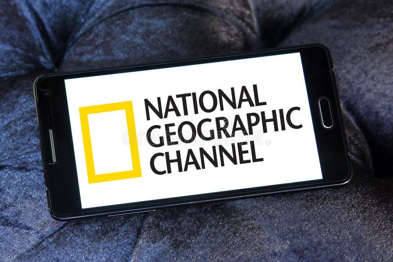 National Geographic Channel Logo Editorial Photography - Image of press ...