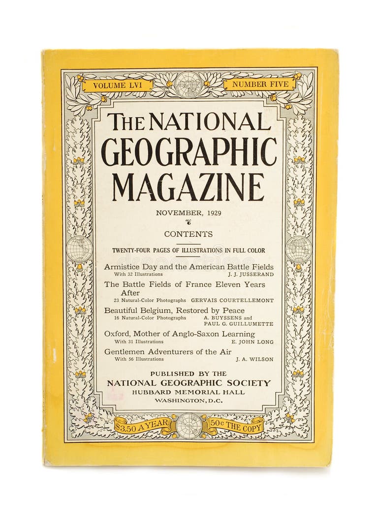 National Geographic Magazine Vintage Stock Photos - Free & Royalty-Free ...