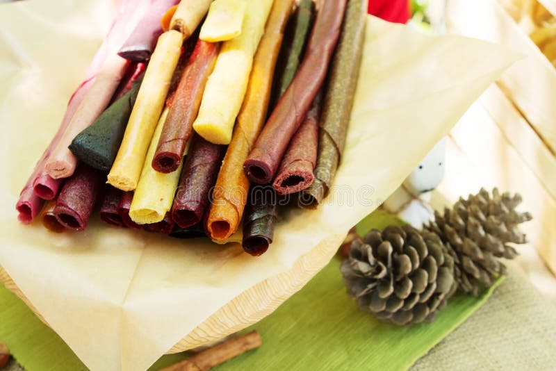 National Georgian Sweet Dish Paste Roll Stock Image - Image of grape ...