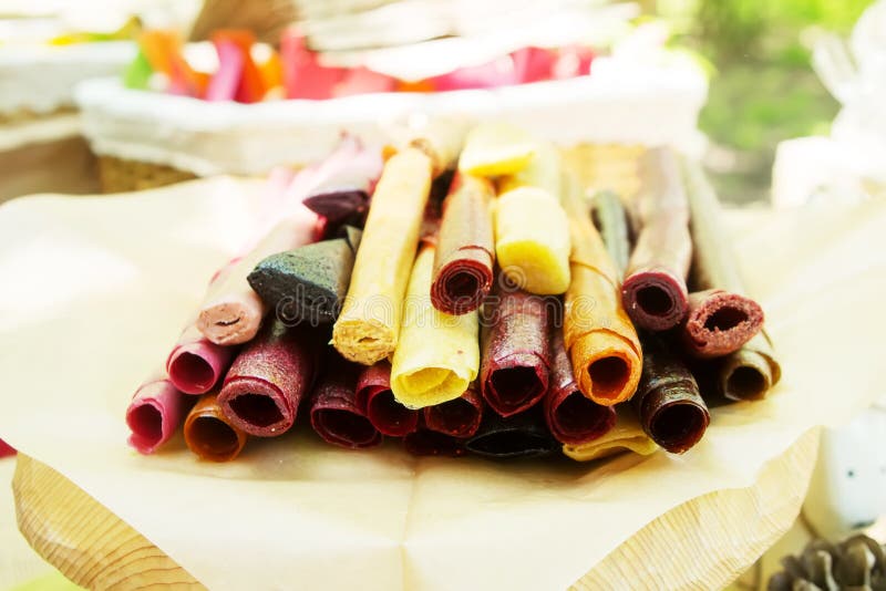 National Georgian Sweet Dish Paste Roll Stock Photo - Image of east ...