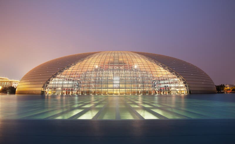 National Grand Theater in Beijing, China Editorial Photo - Image of ...