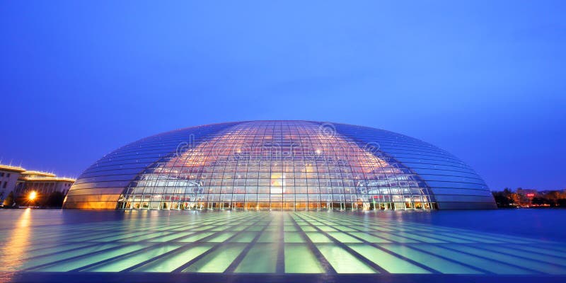 National Grand Theater of China Editorial Stock Image - Image of ...