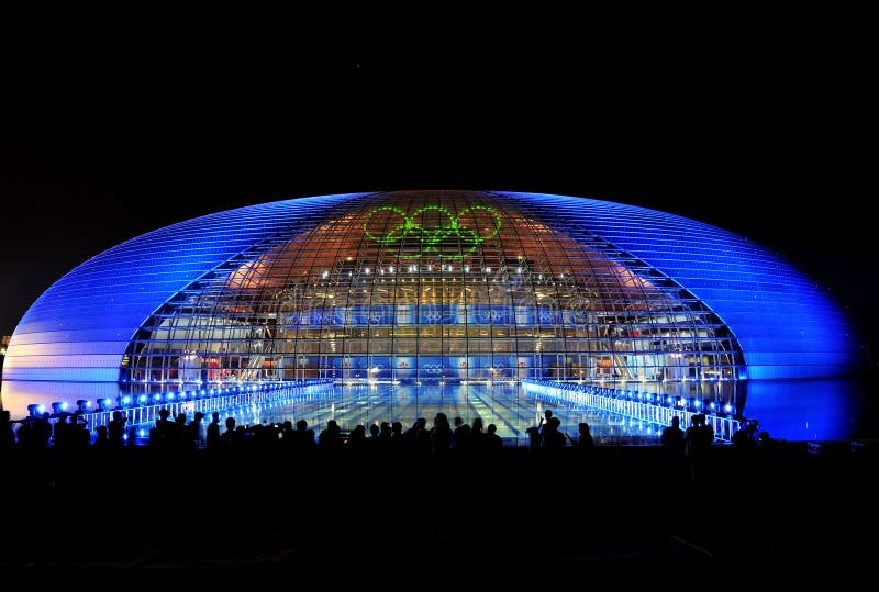 National Great Theater of Beijing Editorial Photo - Image of great ...