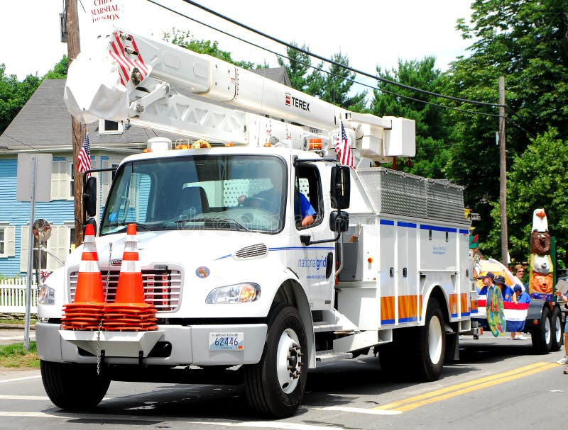 National Grid Service Truck Editorial Photography - Image of truck ...