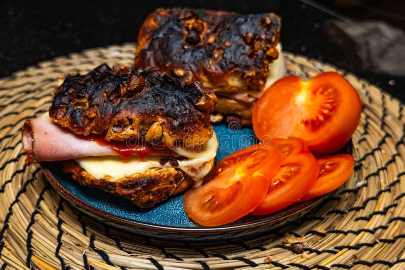 National Grilled Cheese Month Stock Image - Image of enjoyment, food ...