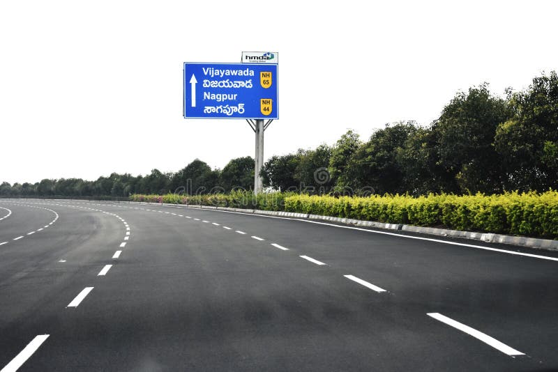 A National Highway of India Stock Image - Image of lane, road: 263967555
